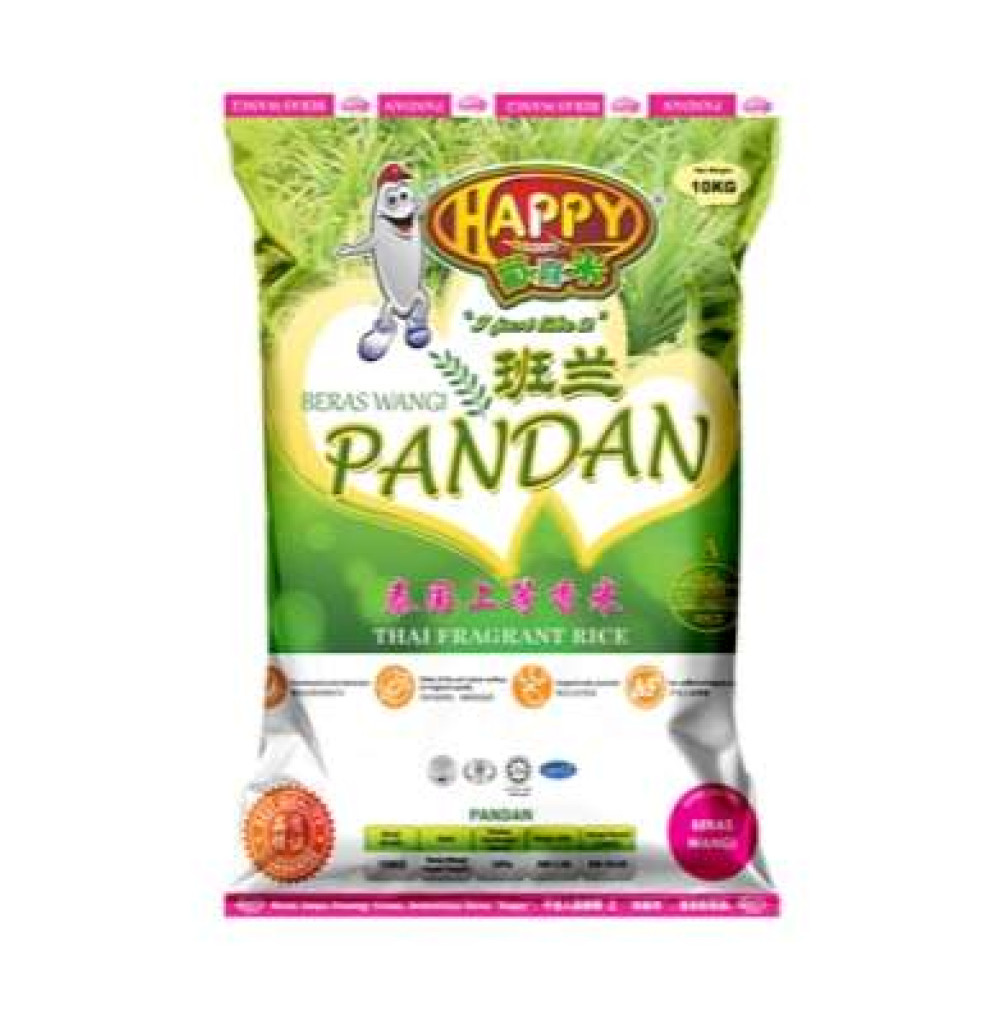 HAPPY PANDAN THAI FRAG.RICE 10KG